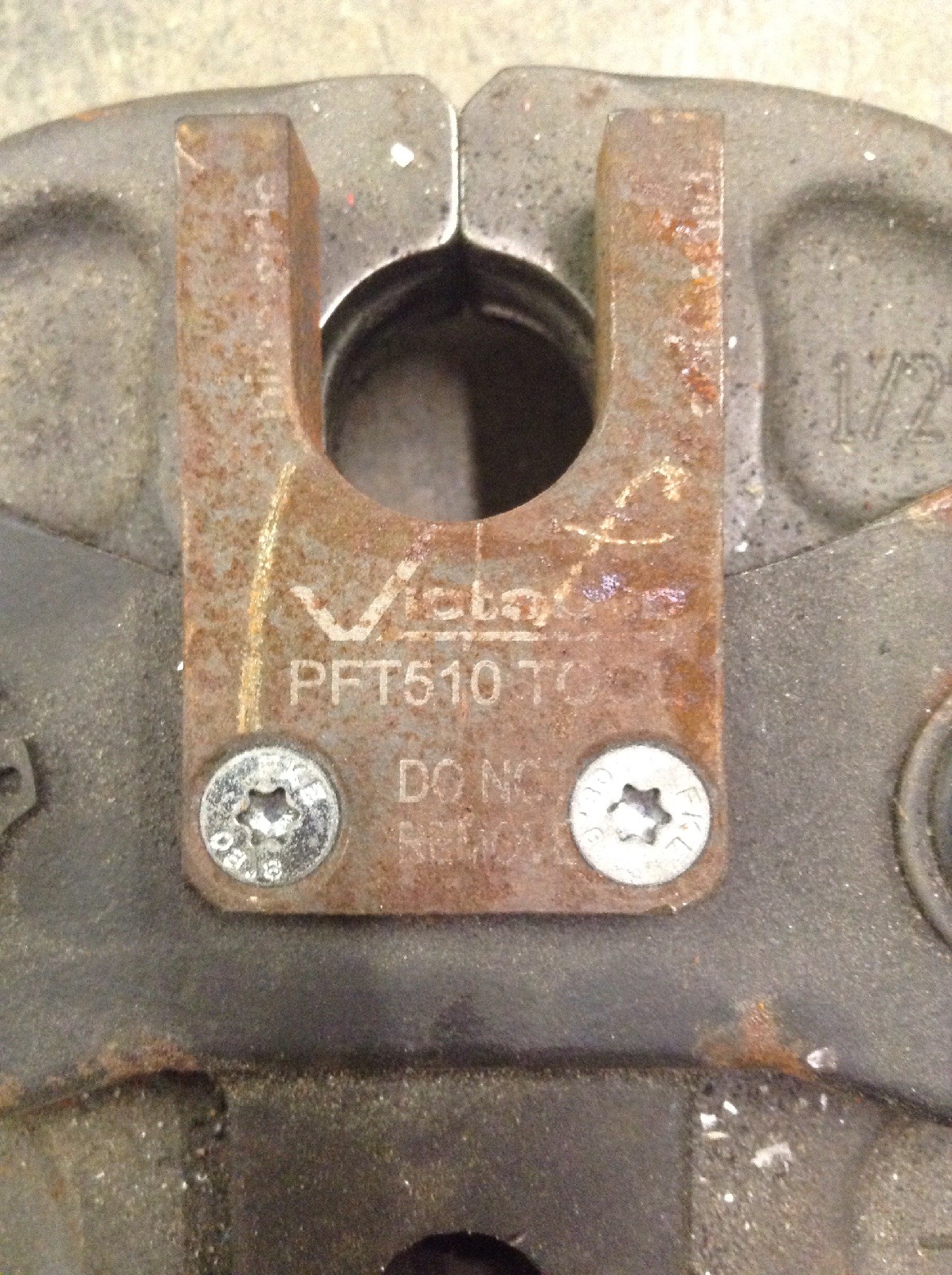 VICTAULIC PFT510 VIC-PRESS CRIMPER 1/2” JAW | eBay