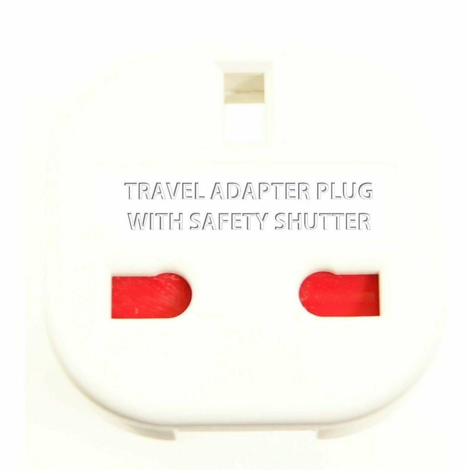 5 x UK to Aruba, Bahamas, Barbados Power Adaptor Plug Converter Travel ...