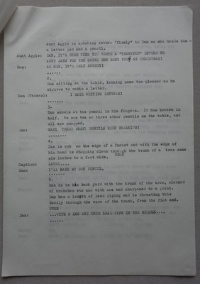 Dandy comic Desperate Dan Script 1980s by David Motton DC Thomson Rare ...