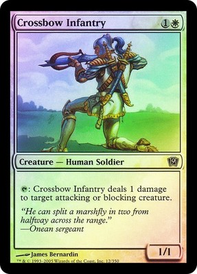 MTG FOIL Crossbow Infantry - 9th Edition #012 | eBay