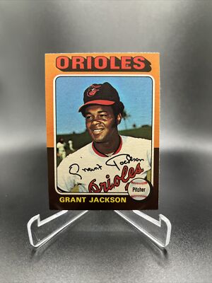 1975 Topps Mini Baseball Card #303 Grant Jackson Baltimore Orioles | eBay
