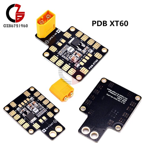 PDB-XT60 Copper Power Distribution Board with BEC 5&12V 3S 4S for RC ...