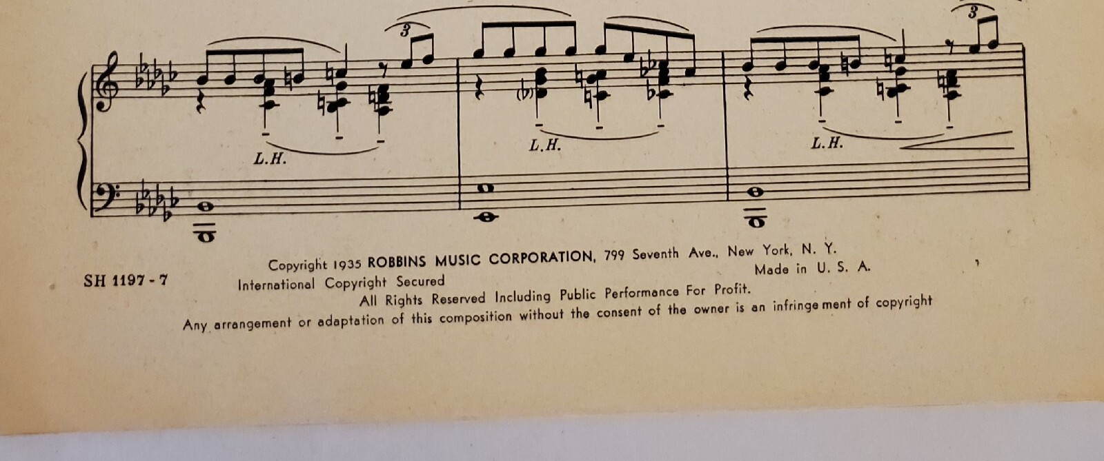 Park Avenue Fantasy By Matt Malneck & Frank Signorelli (1935) Piano ...