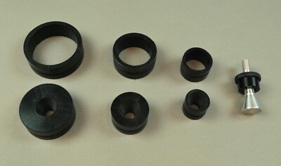 Spinning Reel Adapter SMALL/MED/LRG Combo use with Super Spooler Line ...