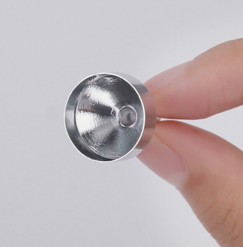 3Pcs Stainless Steel Funnel Set Small Metal Portable Funnels Metal ...