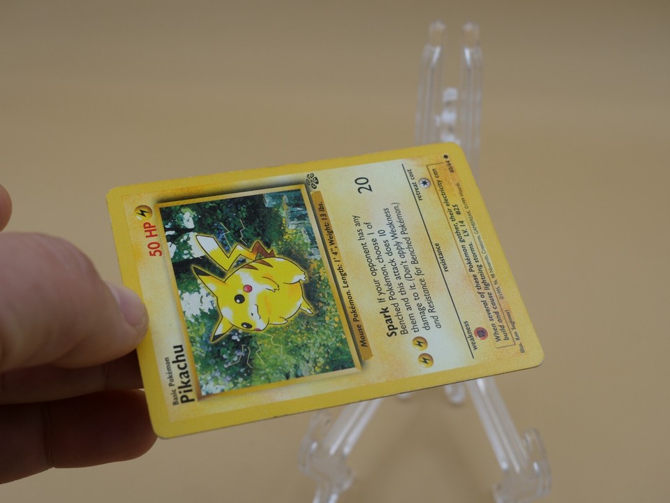 Pokemon 1st Edition, Pikachu Spark Basic Pokemon 50 HP, LV14, #25, 60/ ...