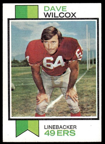 1973 TOPPS DAVE WILCOX SAN FRANCISCO 49ERS #360 | eBay
