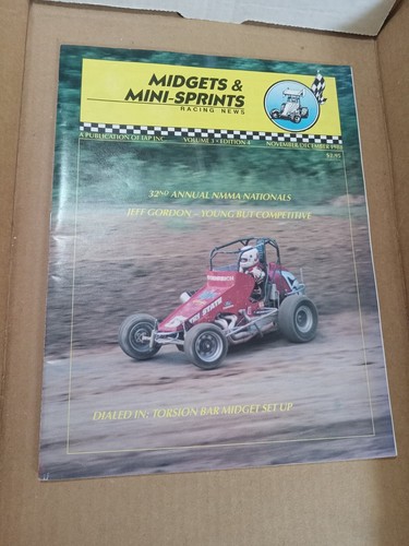Vintage 1988 MIDGETS & MINI-SPRINTS Racing News Magazine JEFF GORDON Cover RARE | eBay