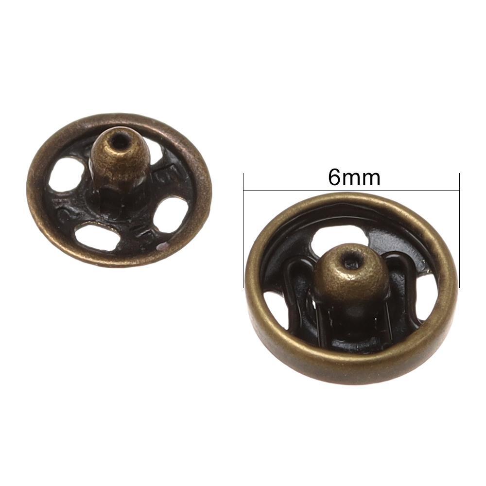 Snap Clothing Sewing Buckle DIY Doll Clothes Mini Buttons Metal Buckles ...