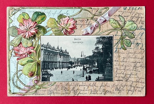 Prägedruck Litho AK BERLIN 1901 Opernplatz ( 147653 | eBay