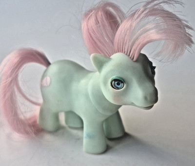 Vtg My Little Pony Baby Cuddles G1 Rattle 1985 Hasbro Beddy Bye Eyes ...