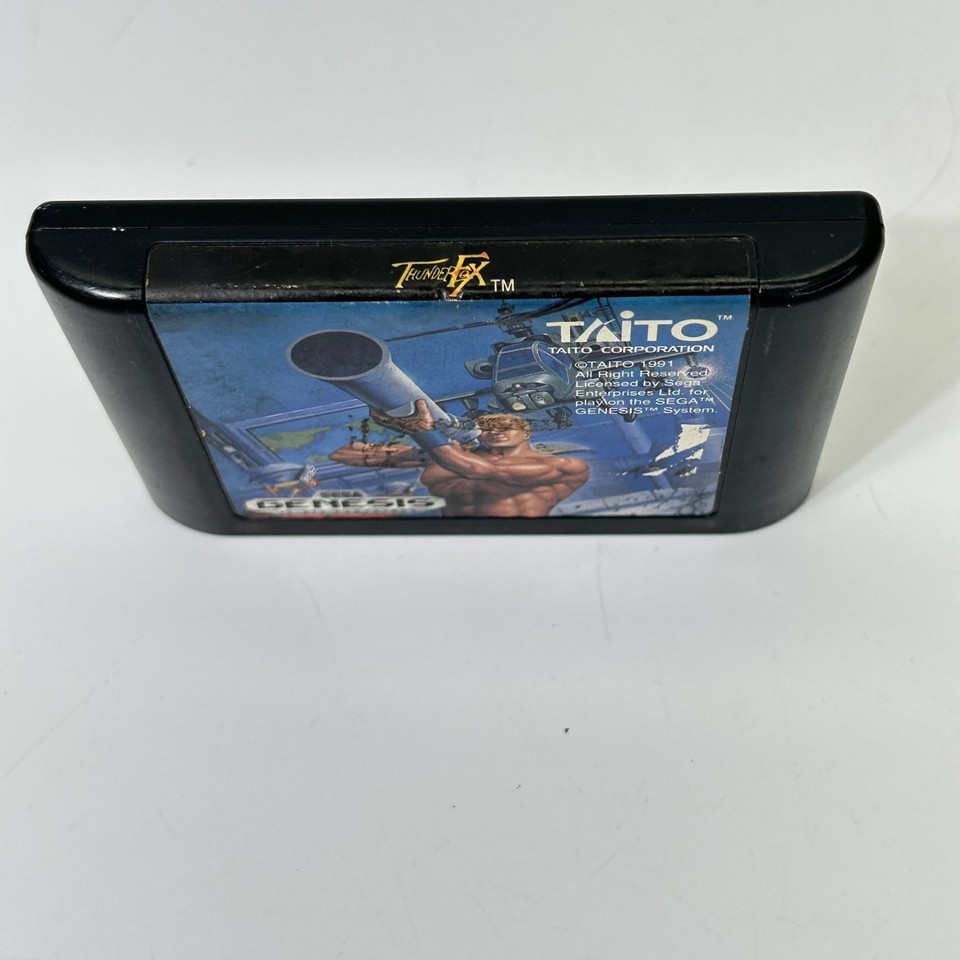 Thunder Fox Sega Genesis Video Game 16-Bit Shooter Action GAME ONLY | eBay