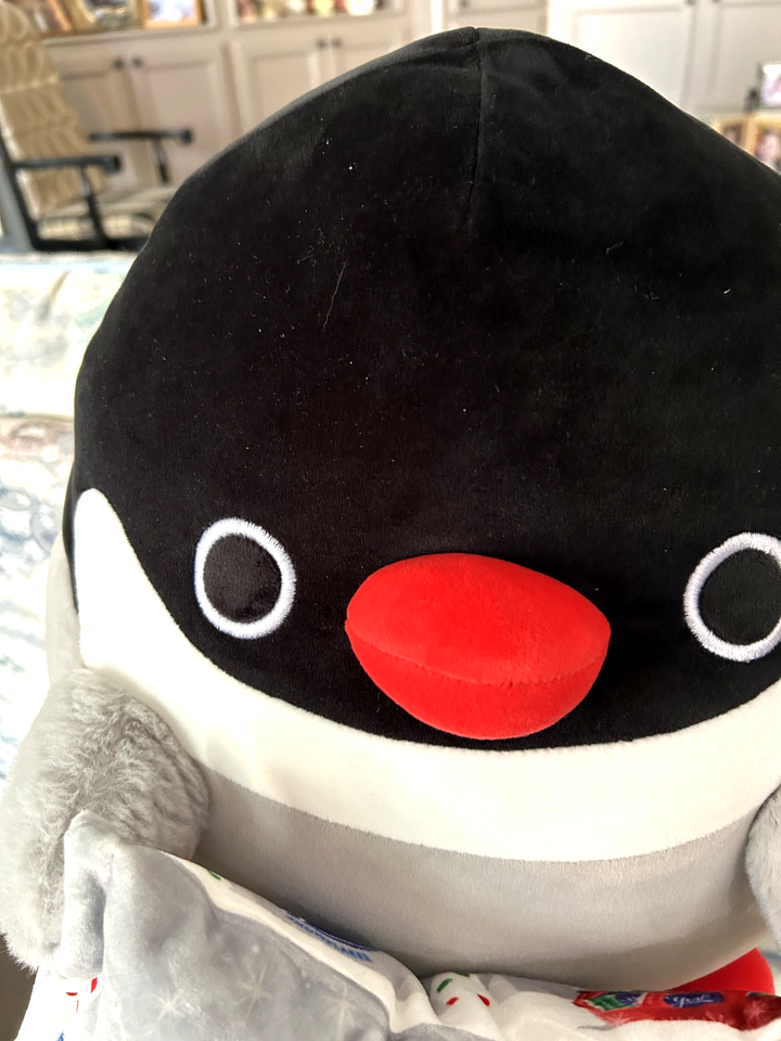 Winter Snackles 14” Plush YORK Penguin Zuru Plushie Snack Animal DENNIS ...