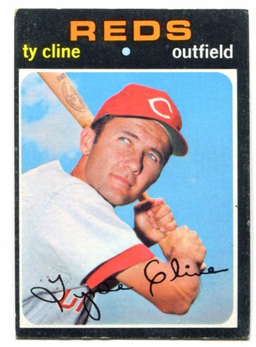 1971 Topps #319 Ty Cline Baseball Card - Cincinnati Reds | eBay