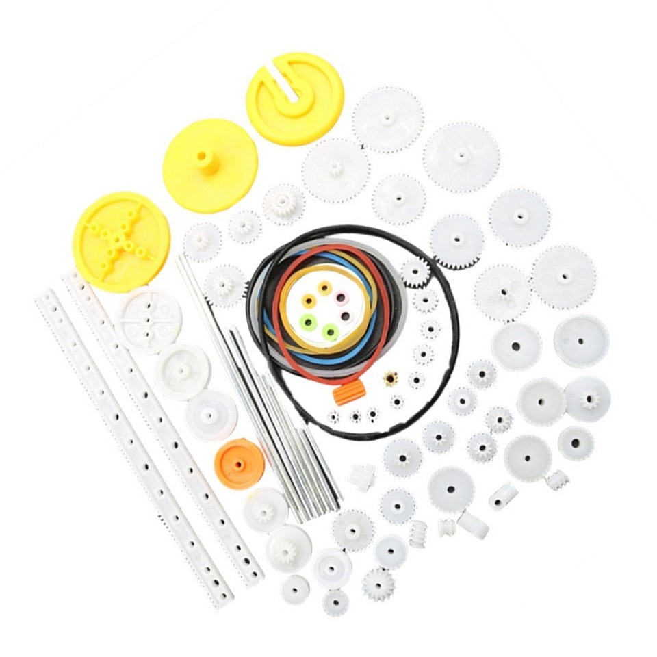 Model Plastic Gear 0.5 Module 82Pcs Accessories Kits Parts Plastic ...
