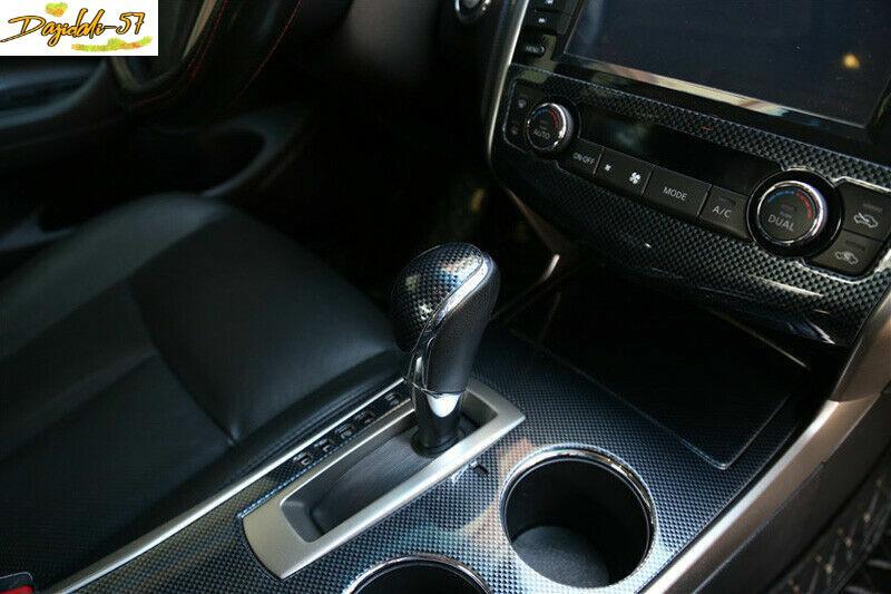 For Nissan Altima Teana 2013-18 ABS Carbon Fiber Console AC Switch ...