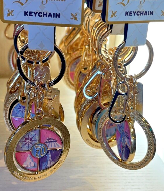 Disneyland Resort 70th Anniversary Spinning Keychain New | eBay