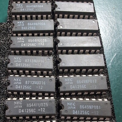 NEC D41256C-12 256K x 1 NMOS DRAM NEW | eBay UK