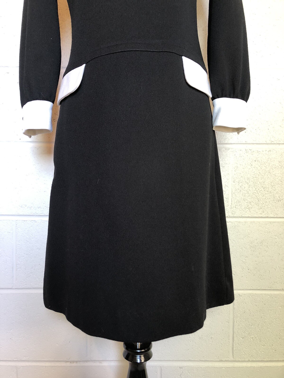 1960s 1970s Vintage RONTINI Black White Wednesday Ada… - Gem