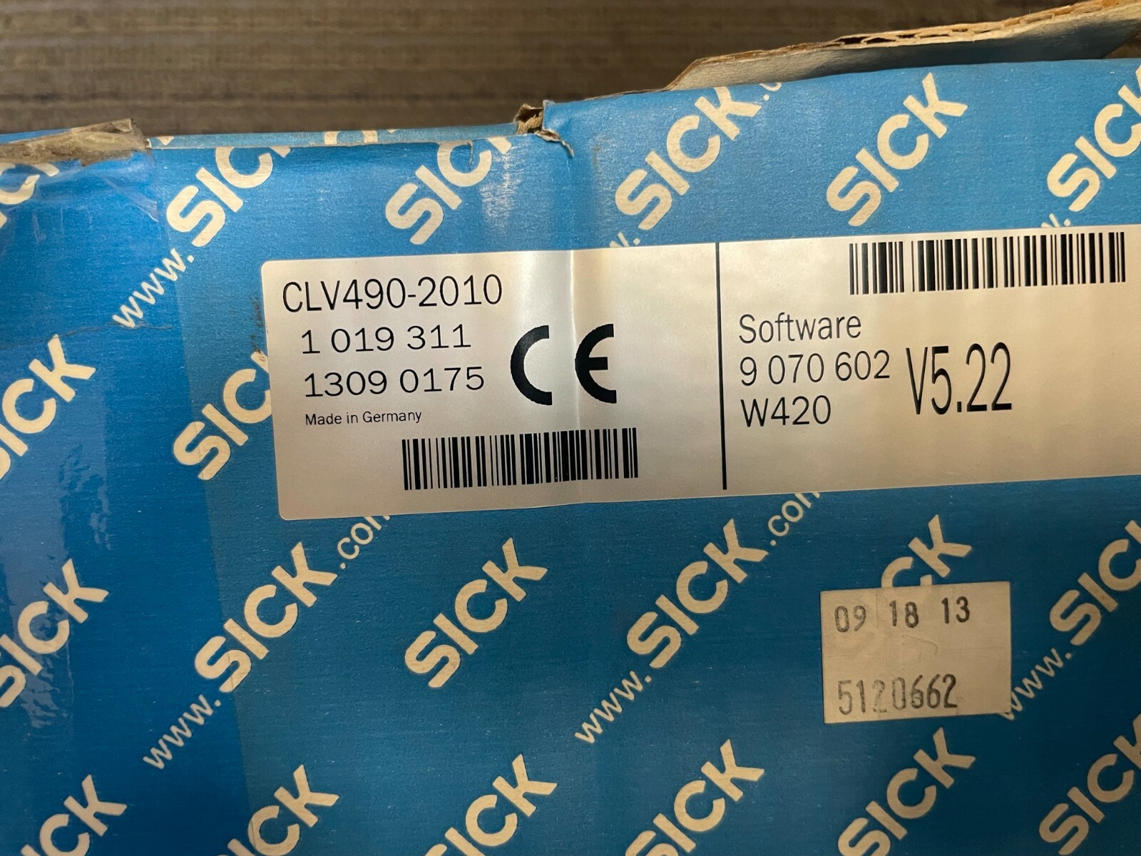 SICK Clv490-2010 Optic Barcode Scanner 18-30v 9.5w for sale online | eBay