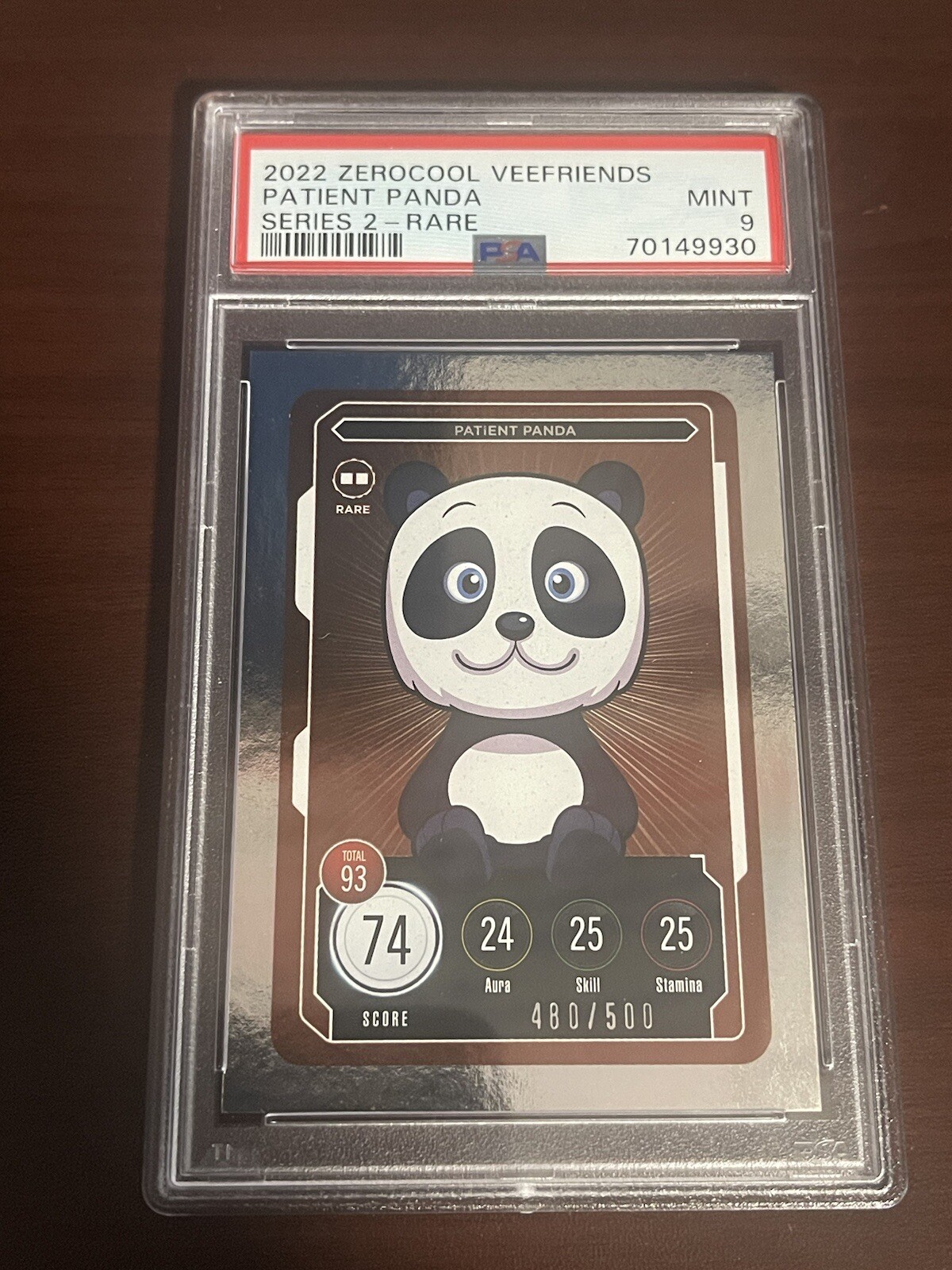 VeeFriends Compete And Collect RARE Patient Panda 480/500 PSA 9 | eBay