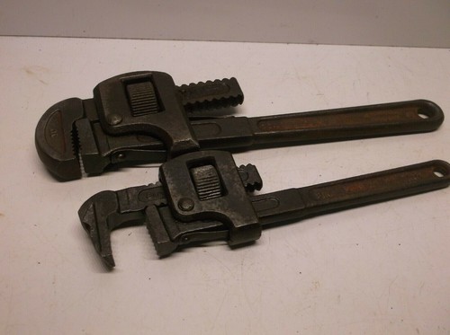 Vintage Dunlap Pipe Wrench Lot 8" & 10" | eBay