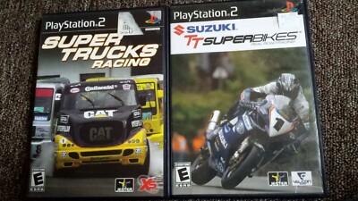 Playstation 2 PS2 Suzuki TT Super Bikes & Super Trucks Racing Video ...