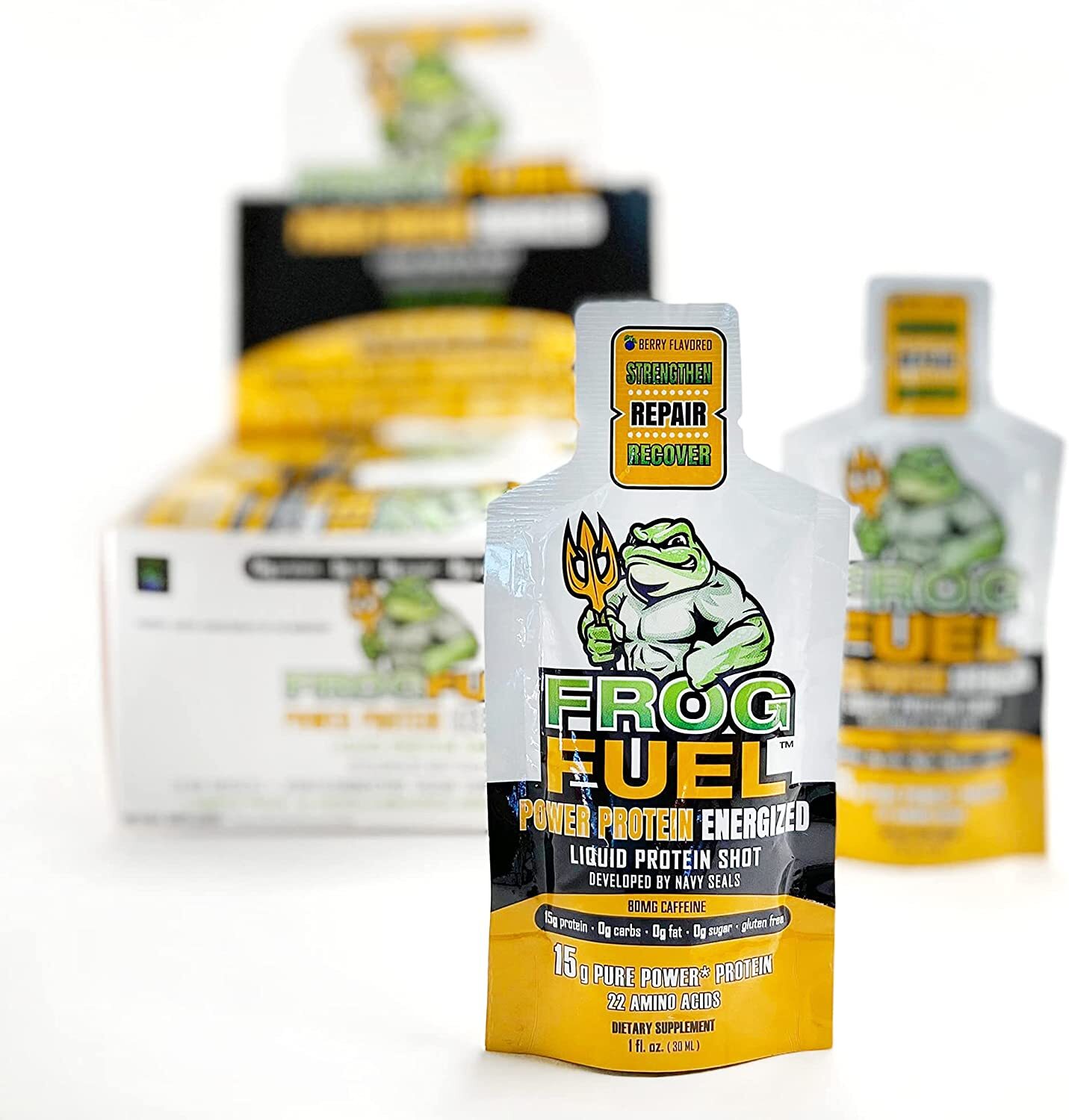Frog Fuel YELLOW Power Protein Energized Shot ( 6 pouches ) __ | eBay