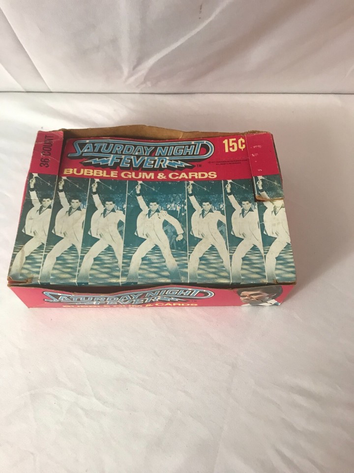 SATURDAY NIGHT FEVER Donruss Wax pack Bubble Gum Cards lot 21 sealed ...