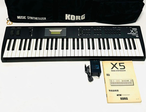 Korg X5 MUSIC SYNTHESIZER w/ bag | eBay