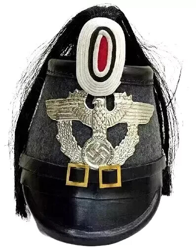 Medieval Leather German Prussian Officer Shako Helmet Wearable Best ...