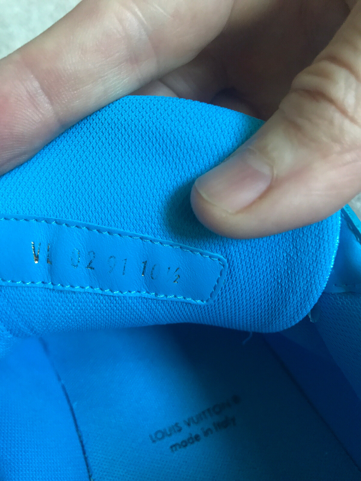 LOUIS VUITTON men's RARE 2019 trainers sneakers in bl… - Gem