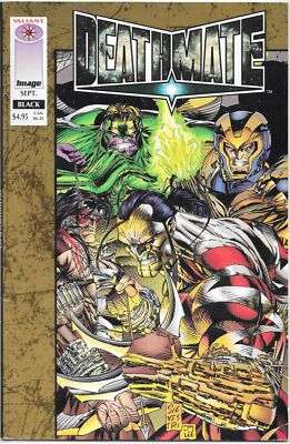 Deathmate Black Comic Book Gold Variant Valiant 1993 VERY HIGH GRADE ...