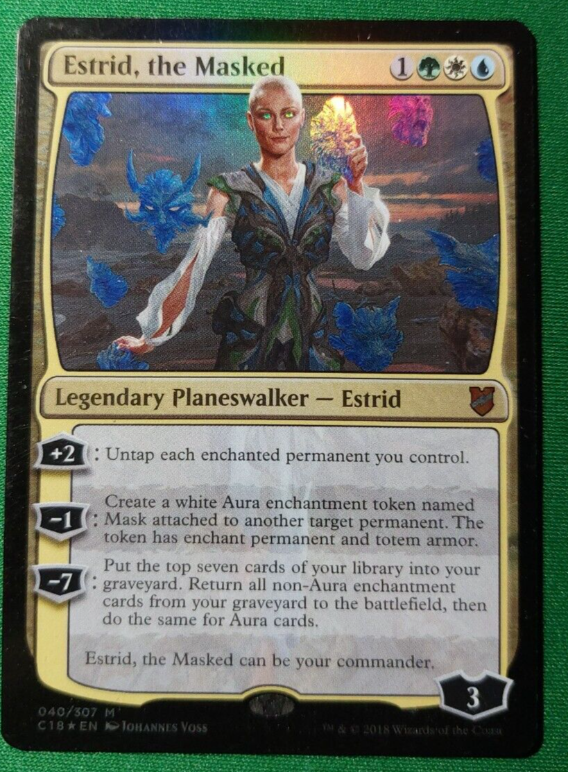 mtg foil Estrid, the Masked Commander: 2018 Edition | eBay