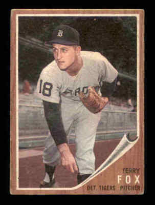 1962 Topps #196 Terry Fox Scan of the Card you'll receive Condition: VG ...