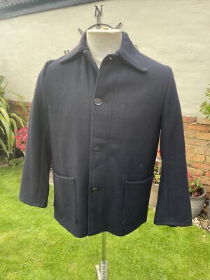 Vintage Rover Car Workers Black 70s 80s Donkey Wool Jacket Small 44 ...
