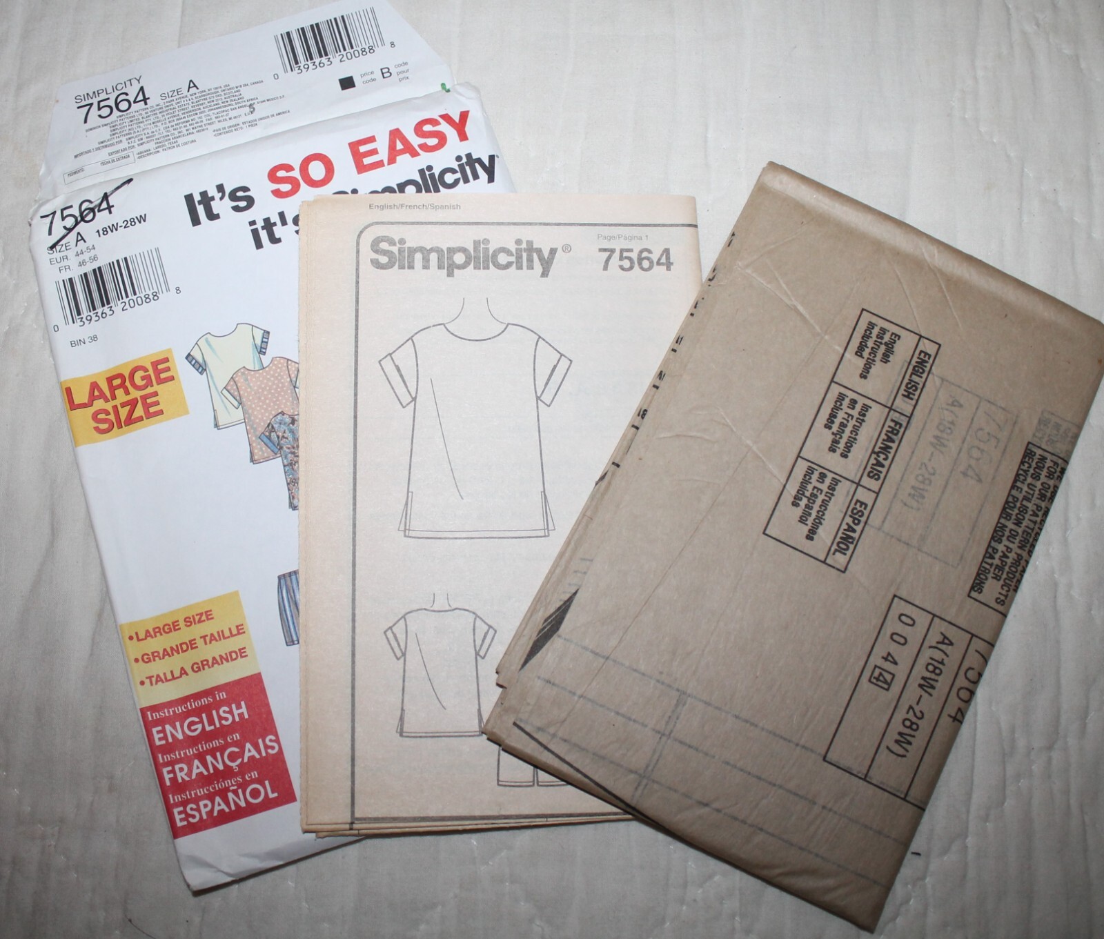 7564 Vintage Simplicity Sewing Pattern Girls Pantdress Pant Jumper OOP ...