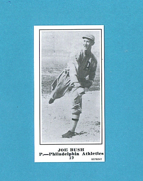 1915 M101-5 The Sporting News Reprint #19 Joe Bush (Philadelphia ...