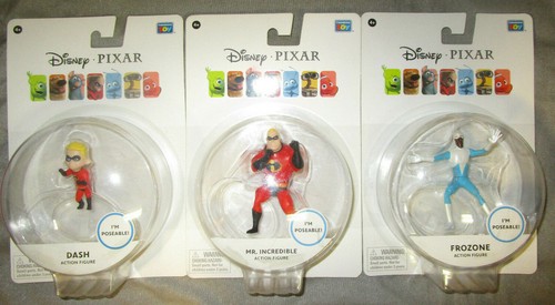 DISNEY PIXAR INCREDIBLES FIGURES INCREDIBLE FROZONE DASH POSEABLE ...