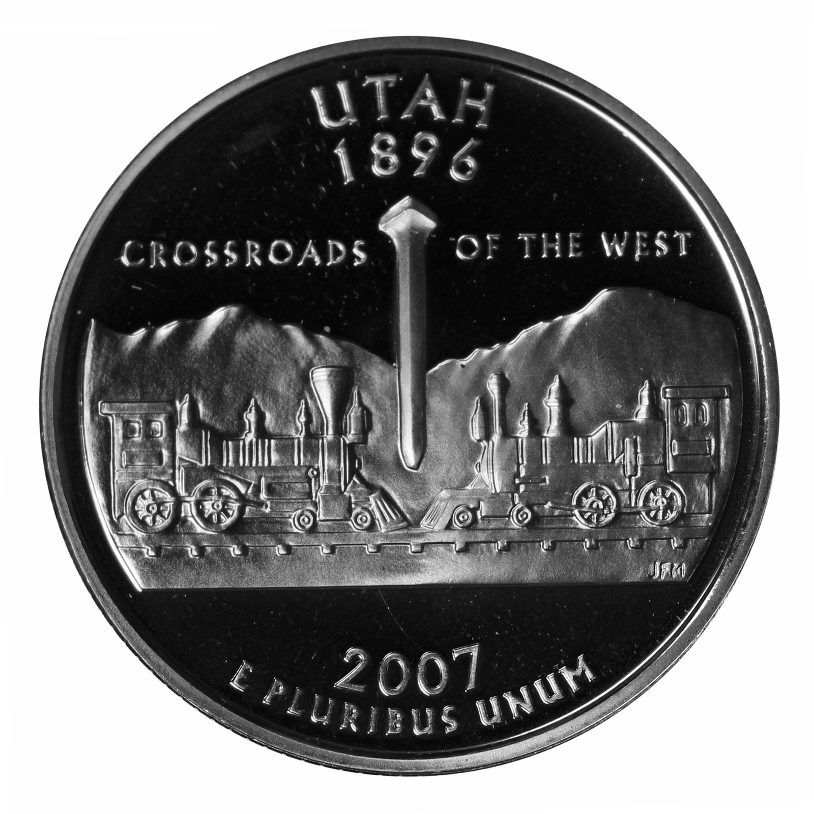 2007 S State Quarter Utah Gem Deep Cameo Proof 90% Silver | eBay