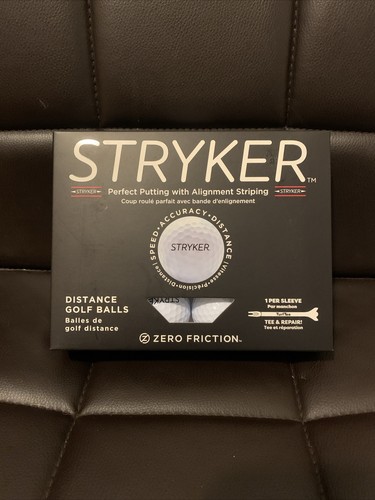 Stryker Distance Golf Balls Zero Friction White (One Dozen) Brand NEW ...