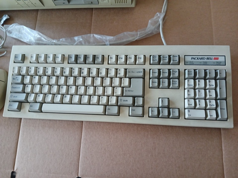 Vintage PACKARD BELL Legend 128 Computer W/ Keyboard Mouse Works | eBay