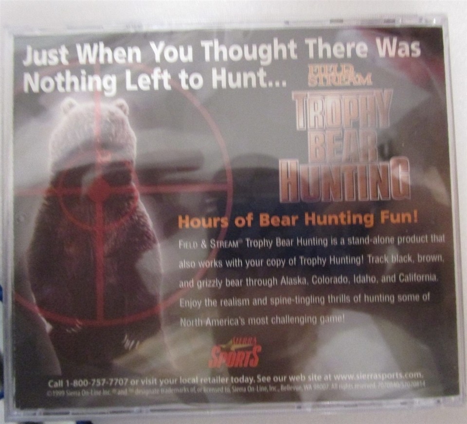Video Game PC Field Stream Trophy Hunting rare 1999 NEW SEALED Jewel | eBay