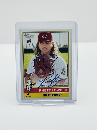 2025 Topps Heritage RHETT LOWDER RC Rookie Card Auto Autograph 🔥 | eBay