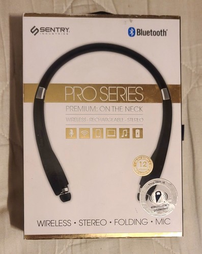Sentry Pro Series BT950 Bluetooth Neckband Headphones, Wireless Stereo ...