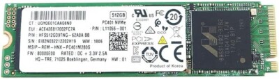 SK Hynix PC401 HFS512GD9TNG-62A0A 512 GB NVMe 80mm Solid State Drive 94 ...