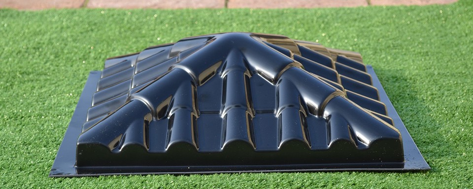 Concrete Mold Pier Caps Fence Capping 13,19x13.19 inch Fence Pier Caps ...