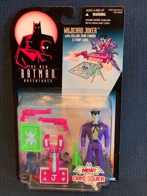 THE NEW BATMAN ADVENTURES WILDCARD JOKER ACTION FIGURE 1998 KENNER MINT ...