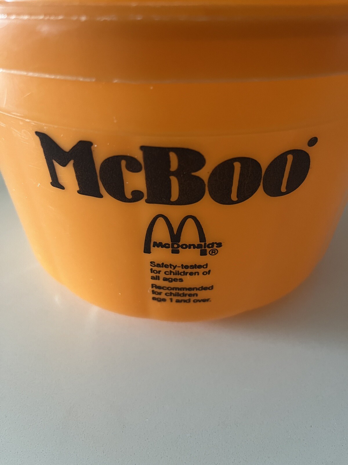 Vintage 1986 McDonalds McBoo Mcgoblin Orange Pumpkin Halloween Happy ...