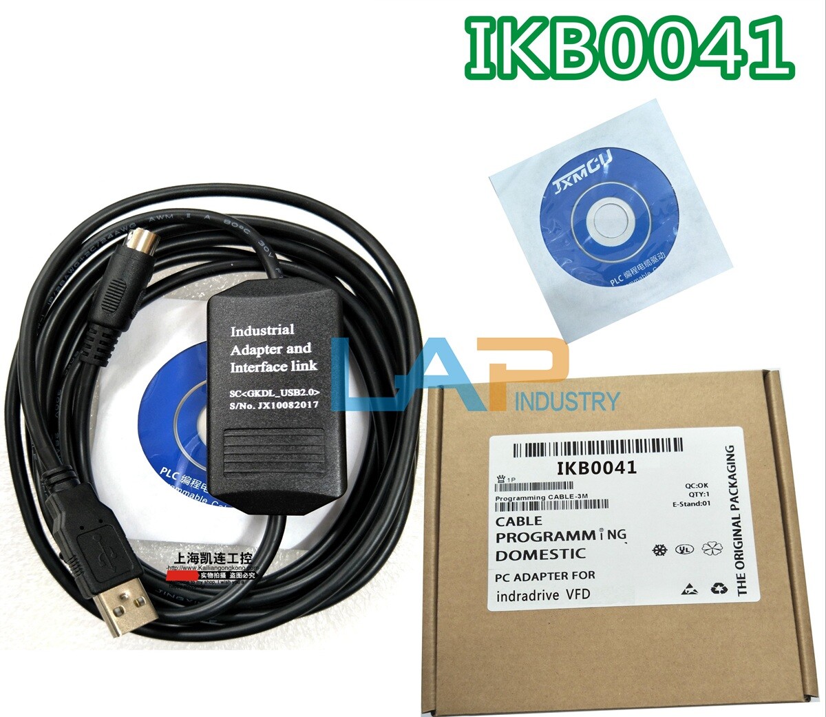 1PCS NEW IKB0041 Download Data Cable FOR Bosch Rexroth Indradrive Drive ...
